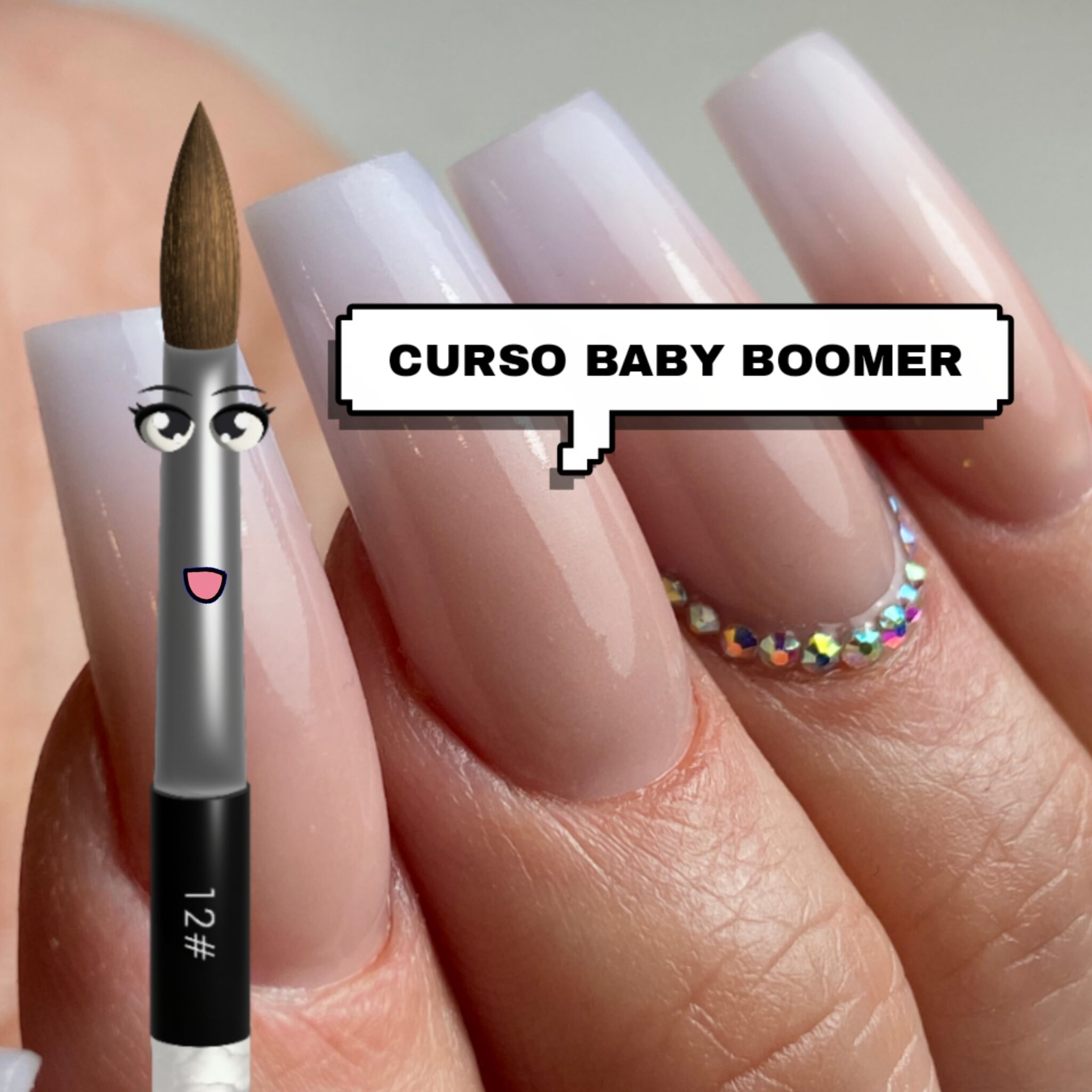 Curso Baby Boomer (kit incluido) – habibanails